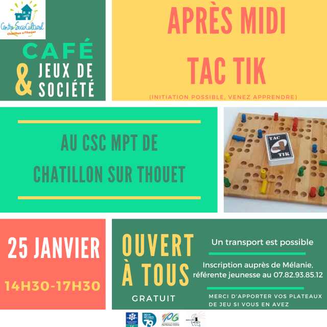 Deux-Sèvres - Fête Sports et loisirs - Après-midi Tac-tick - Agenda ...