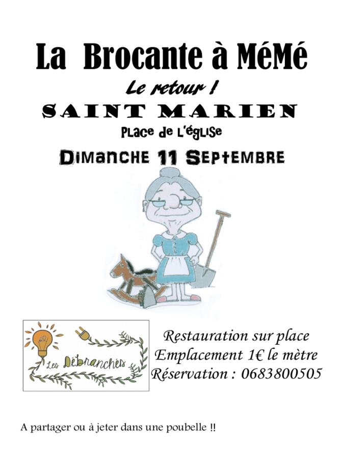 Creuse - Brocante - Vide-grenier - La brocante à mémé - Agenda Saint ...